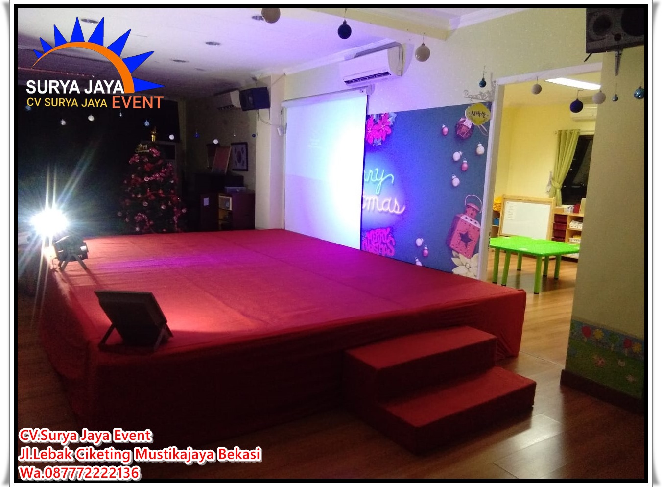 sewa panggung portable murah – Surya Jaya Rental Equipment 0877-8057-7743