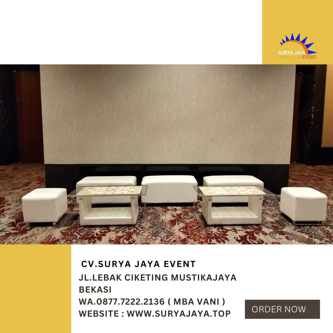 Rental Puff Chairs Putih Kaki Stainless Jakarta – Surya Jaya Rental ...